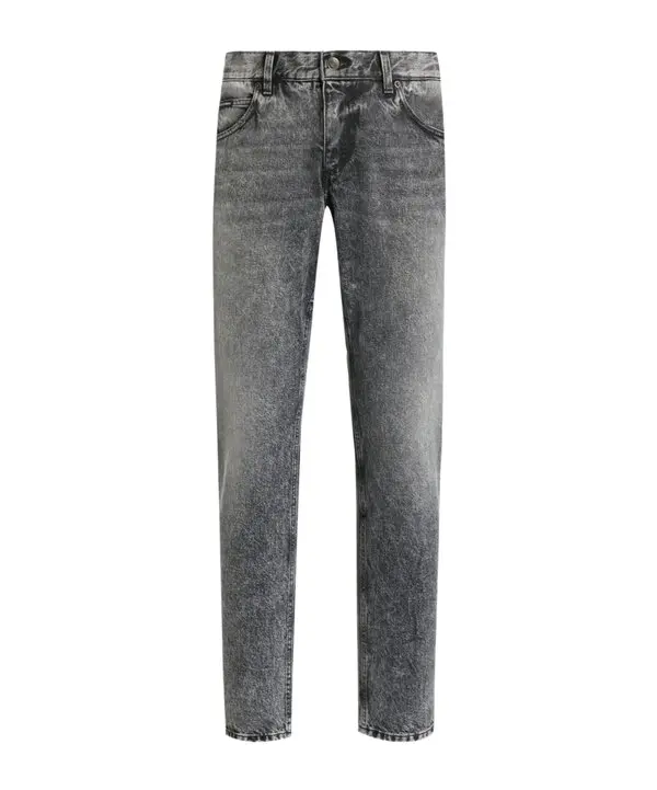 Dolce & Gabbana Vintage-wash Slim Jeans - Black