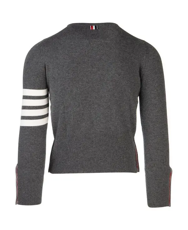 Thom Browne 4-bar Crewneck Jumper - Black
