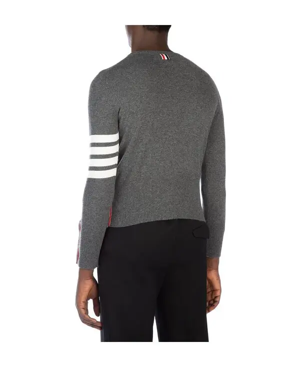 Thom Browne 4-bar Crewneck Jumper - Black