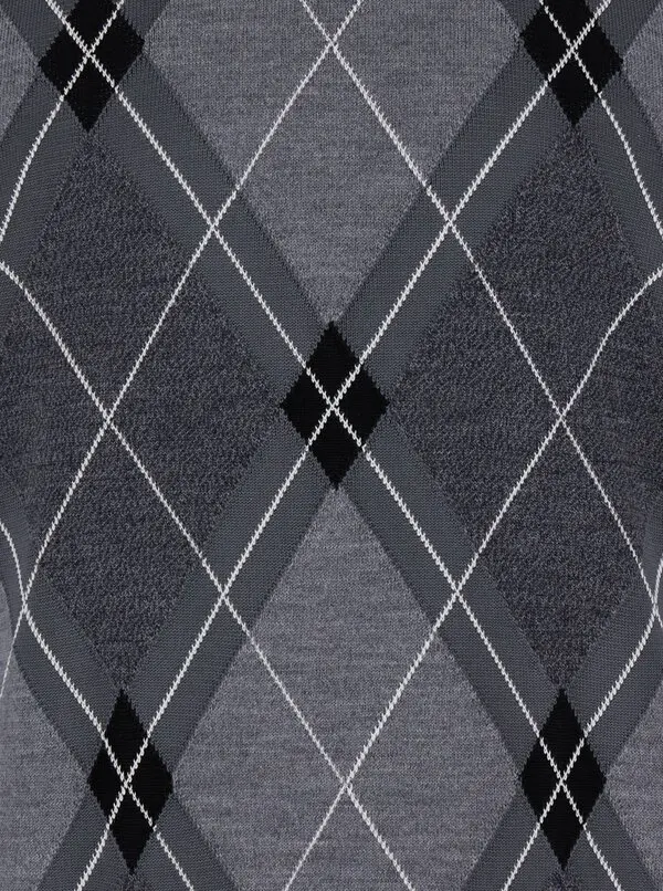 Dolce & Gabbana Argyle Intarsia Knit Jumper