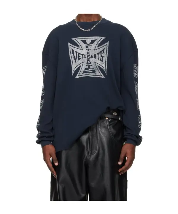 Vetements Crew Neck Long-sleeved T-shirt