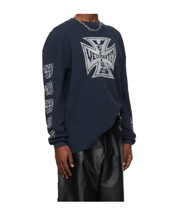 Vetements Crew Neck Long-sleeved T-shirt