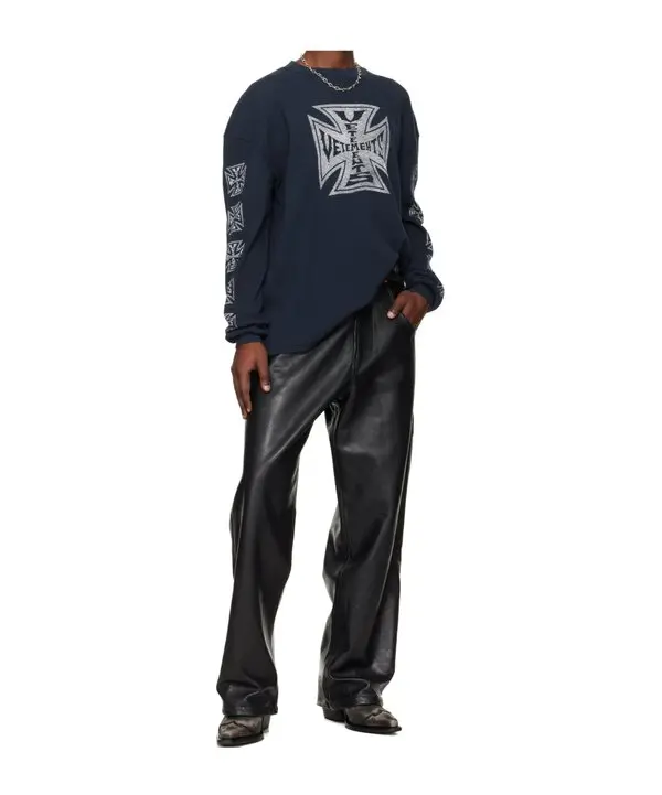 Vetements Crew Neck Long-sleeved T-shirt