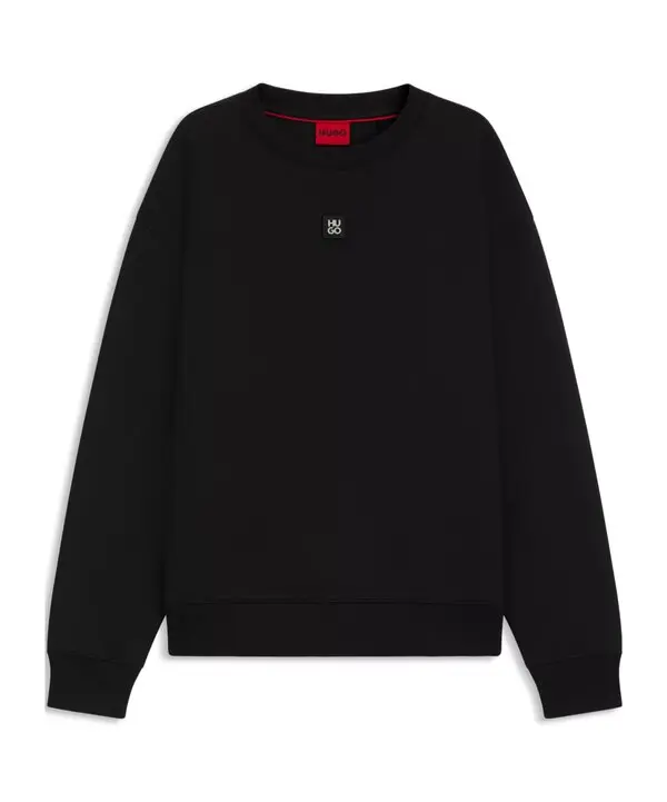 Hugo Boss Logo-patch Sweatshirt - Black