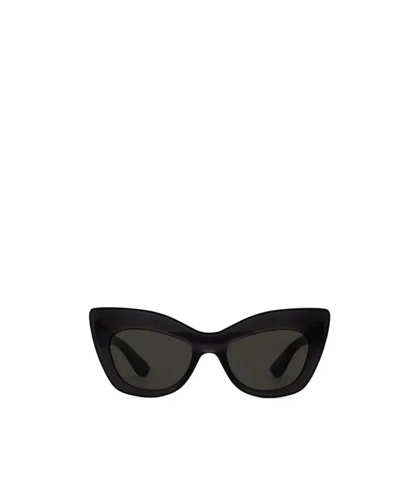 Alexander McQueen Cat Eye Frame Sunglasses - Black
