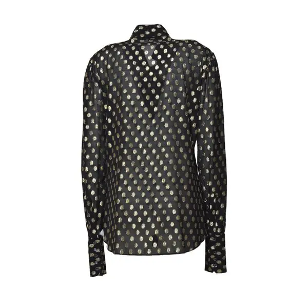 Dsquared2 Graphic Printed Tie-neck Shirt