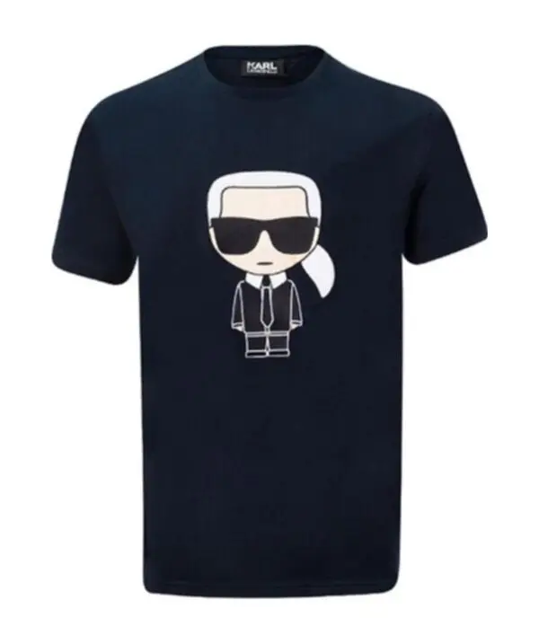 Karl Lagerfeld Navy Blue Logo T-shirt