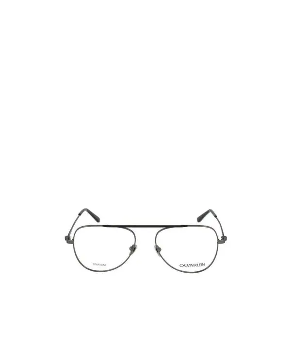 Calvin Klein Aviator Eyeglasses - Gray