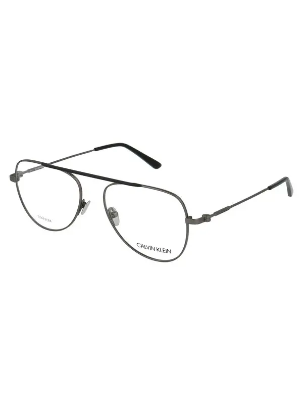 Calvin Klein Aviator Eyeglasses - Gray