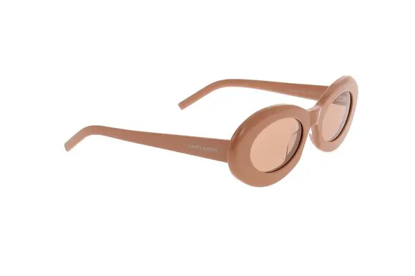Saint Laurent Oval Frame Sunglasses - Brown