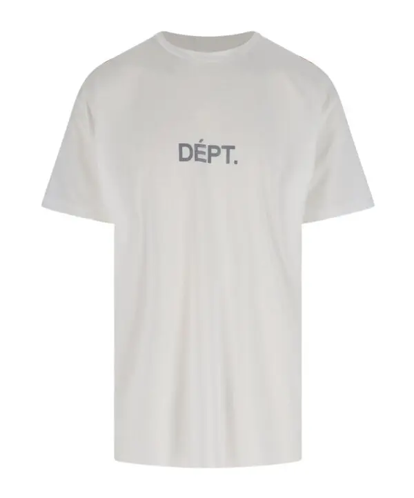 GALLERY DEPT. Logo Printed Crewneck T-shirt - White