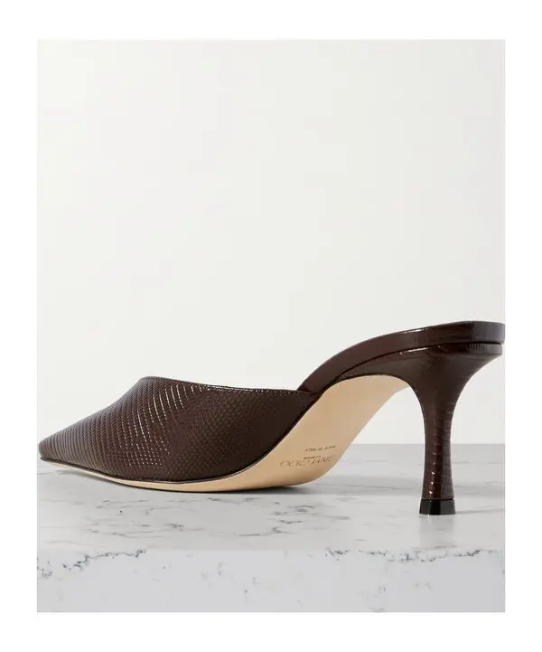 JIMMY CHOO Pointed Toe Stiletto Heeled Sandals