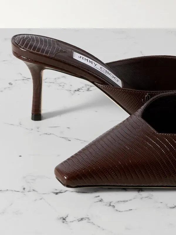 JIMMY CHOO Pointed Toe Stiletto Heeled Sandals