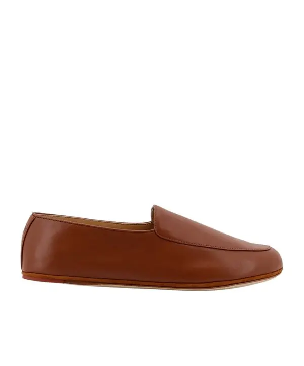 Loro Piana Anton Walk Slip-on Loafers - Brown