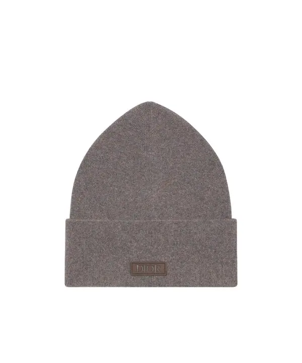 Dior Icons Cashmere Beanie - Grey