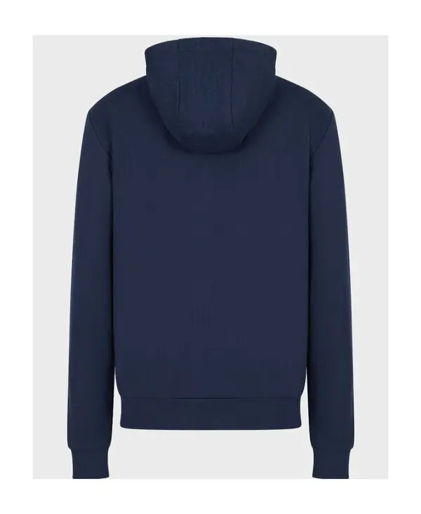 EA7 Logo Zip-up Hooded Jacket