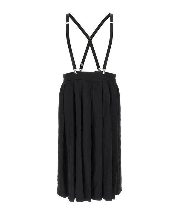 Comme Des Garçons Suspender Dress - Black