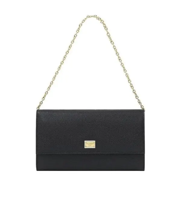 Dolce & Gabbana Logo Detail Leather Wallet