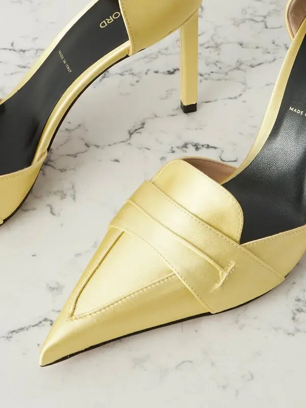 TOM FORD Eva D'orsay High Heels - Light Yellow