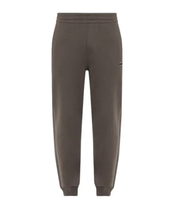 Moncler Logo Fleece Track Pants - Brown