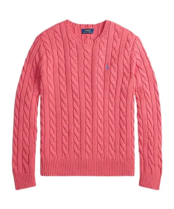Polo Ralph Lauren Cable-knit Cotton Sweater - Red