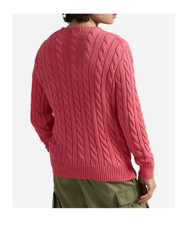 Polo Ralph Lauren Cable-knit Cotton Sweater - Red