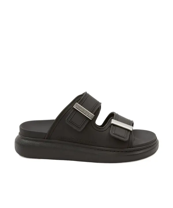 Alexander McQueen Hybrid Slides - Black/silver