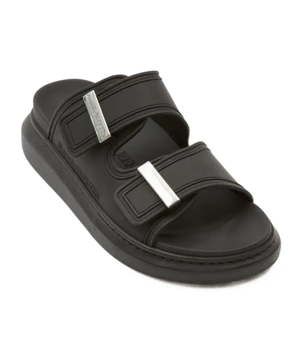 Alexander McQueen Hybrid Slides - Black/silver