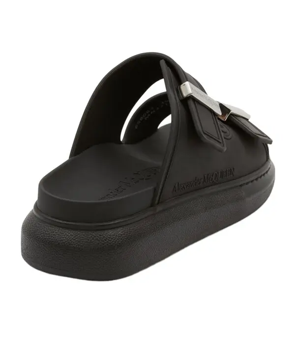 Alexander McQueen Hybrid Slides - Black/silver