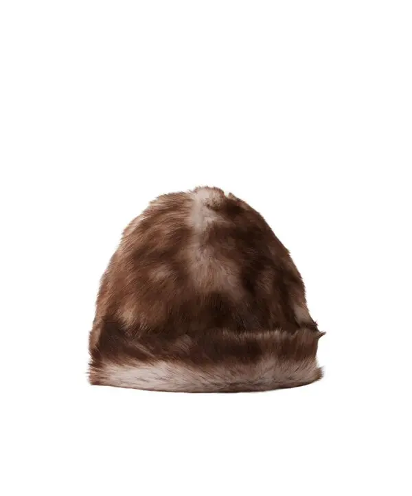 Nour Hammour Louve Shearling Beanie - Multicolor