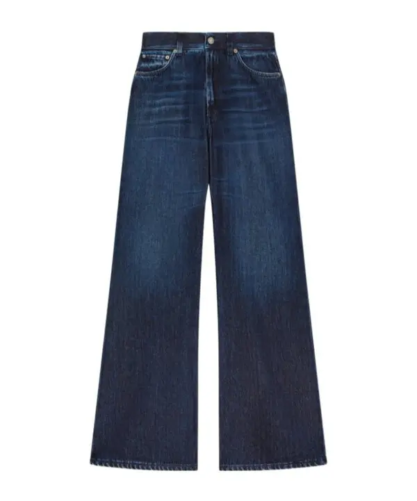 DONDUP Amber Wide-leg Jeans - Black