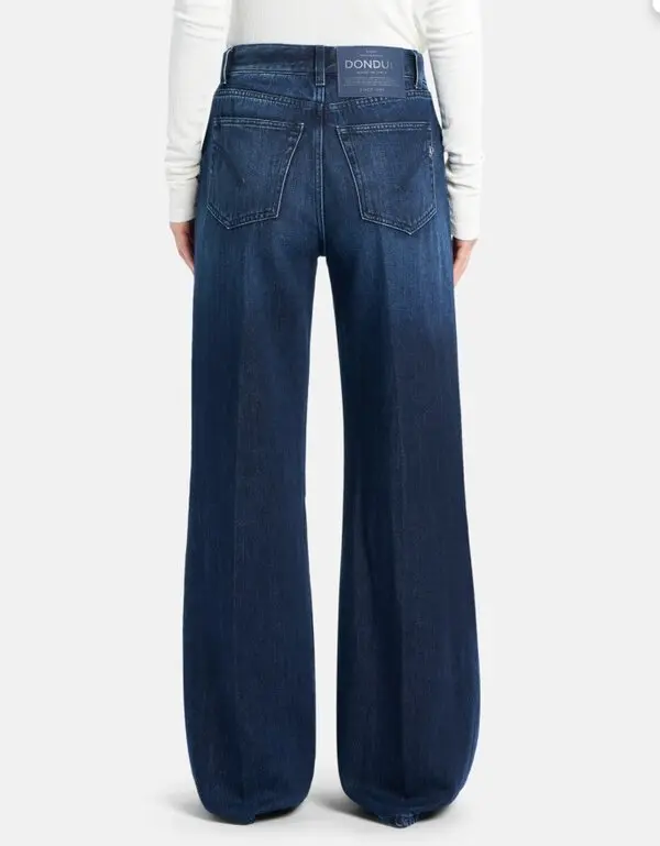 DONDUP Amber Wide-leg Jeans - Black