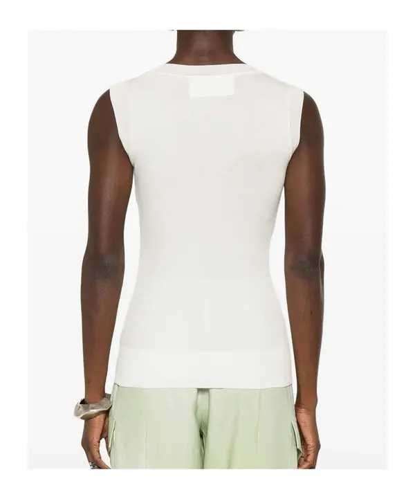 Ermanno Scervino Floral Lace Sleeveless Top
