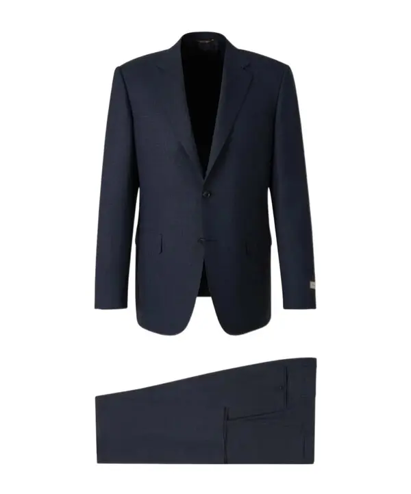 Canali Button-up Suit - Black
