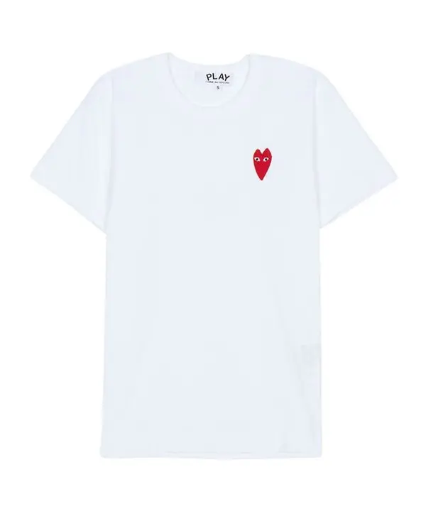 Comme Des Garçons Heart Emblem Crewneck T-shirt
