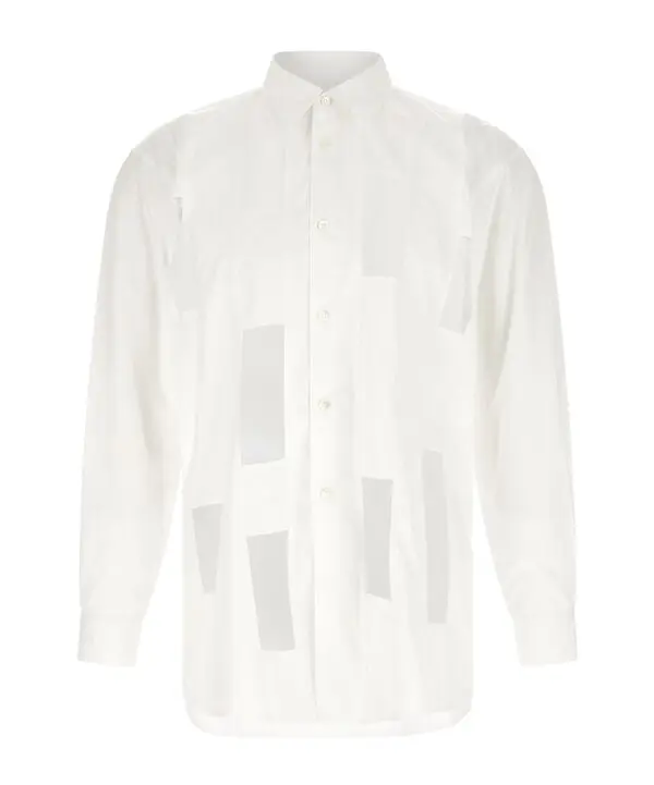Comme Des Garçons Geometric Cut-out Oversized Shirt