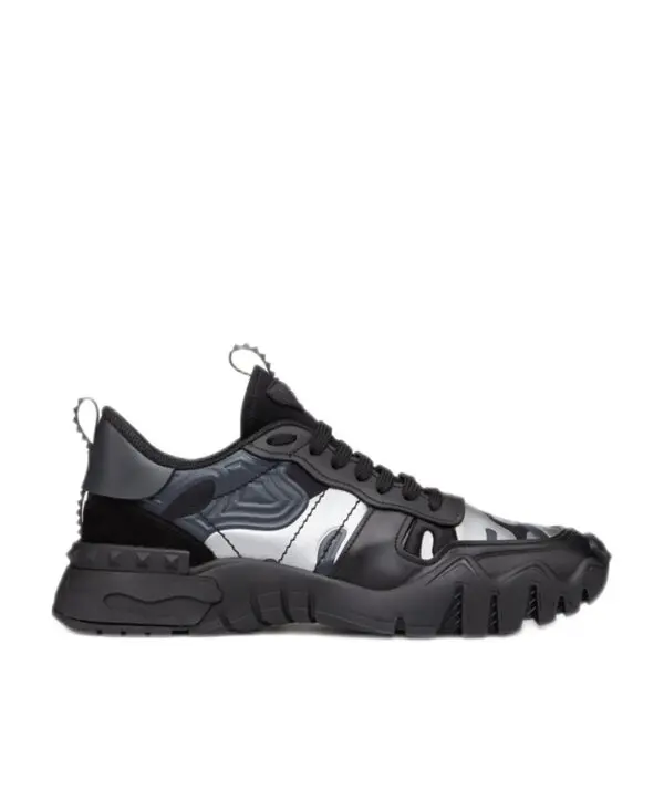 Valentino Garavani Rockrunner Leather Sneakers