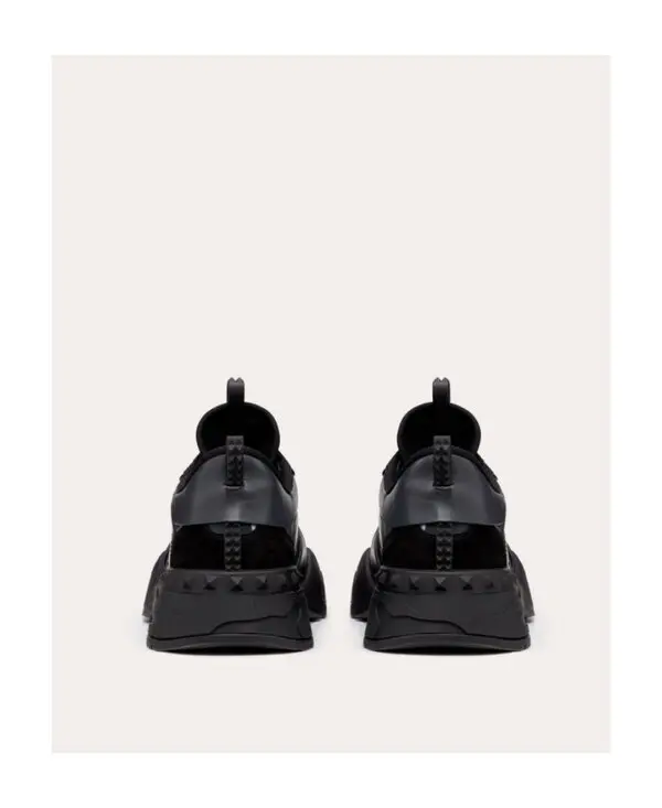 Valentino Garavani Rockrunner Leather Sneakers