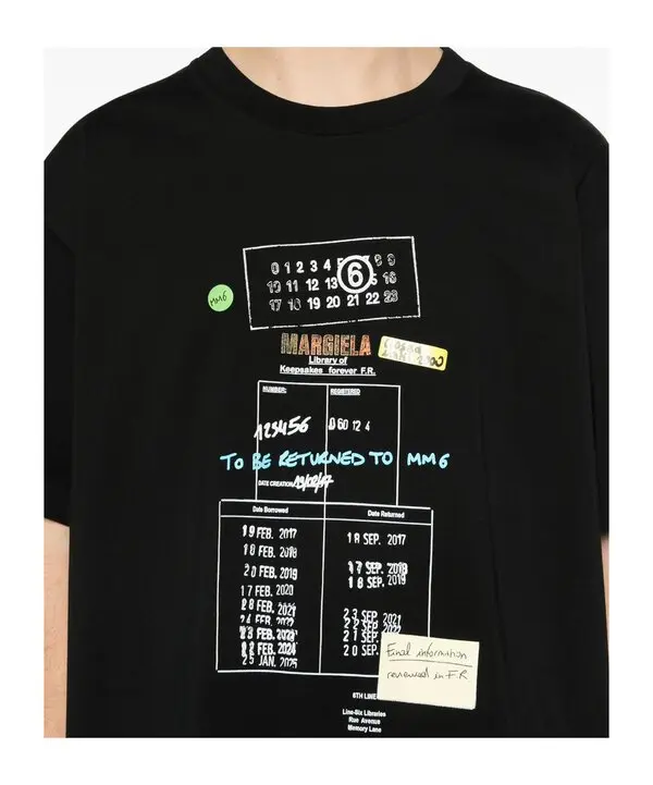 MAISON MARGIELA Library Stamp T-shirt