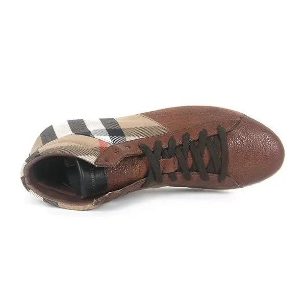 Burberry High-top Sneakers With Logo Detail