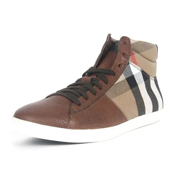 Burberry High-top Sneakers With Logo Detail