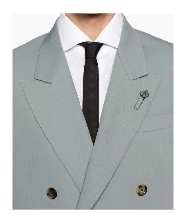 LARDINI Double-breasted Blazer - Gray
