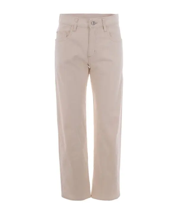 Patrizia Pepe Logo-button Straight-leg Jeans