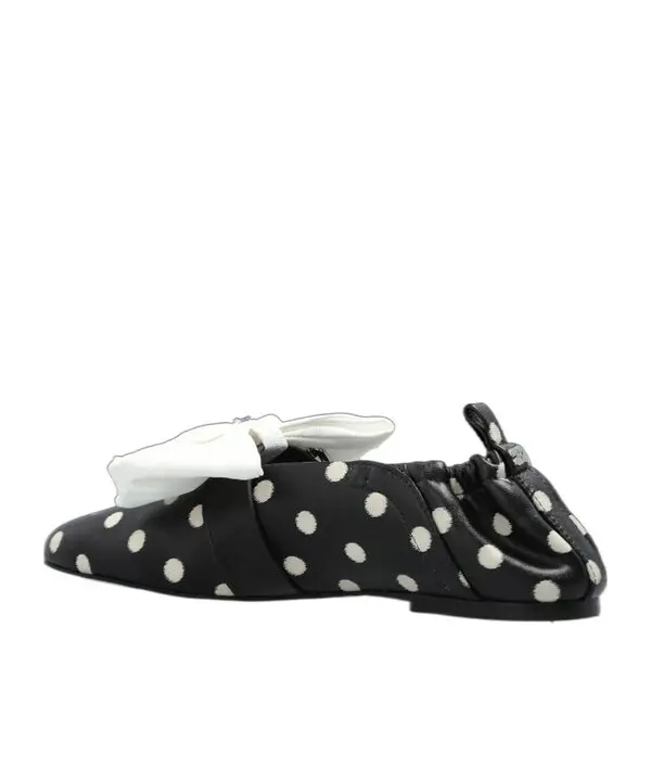 GANNI Polka-dot Ballerinas With Bow Detailing