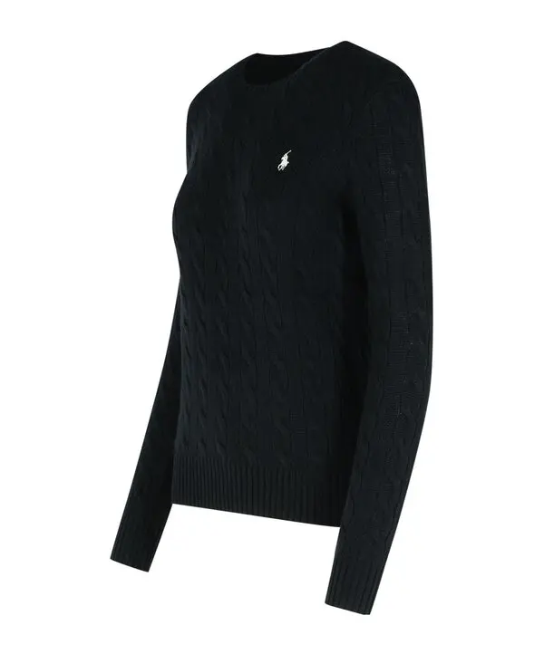 Polo Ralph Lauren Cable-knitted Jumper - Black