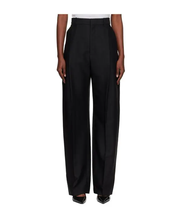 Wardrobe.NYC Pleated Trousers - Black