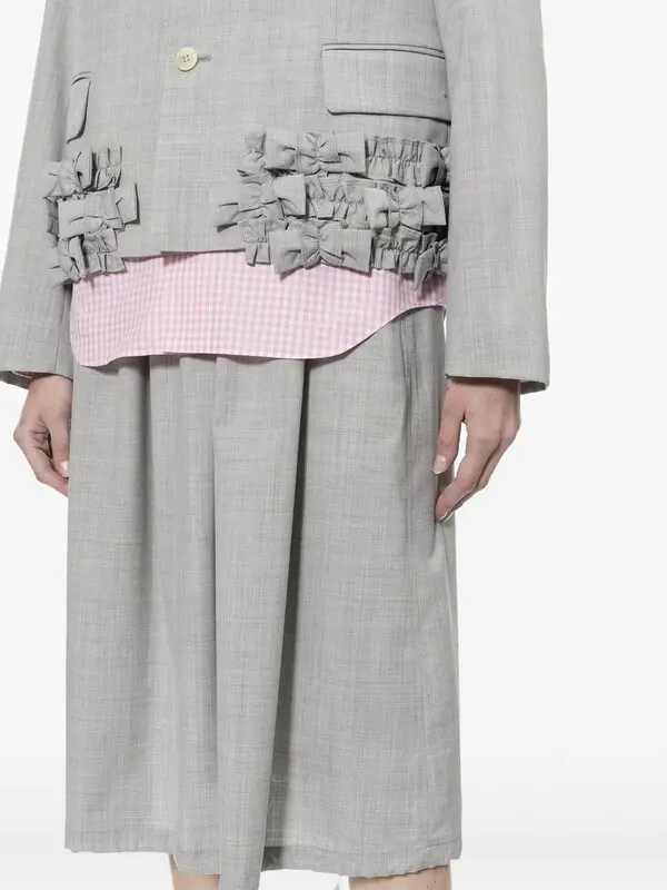 Comme Des Garçons Elastic Waist Midi Skirt