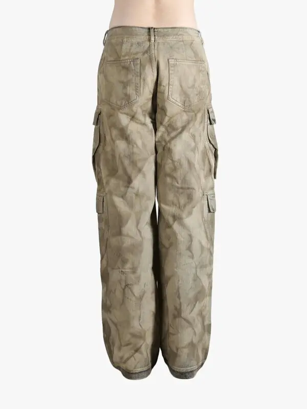 Rick Owens Denim Double Cargo Jeans - Nude
