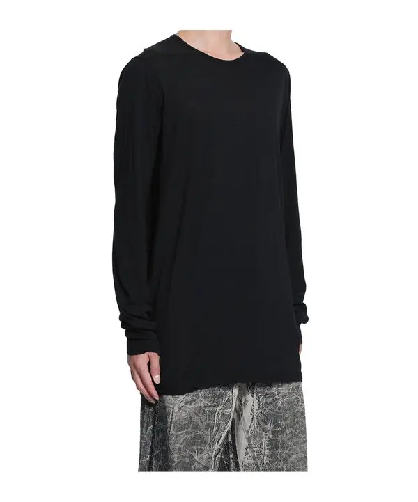 Rick Owens Long Sleeved Crewneck T-shirt
