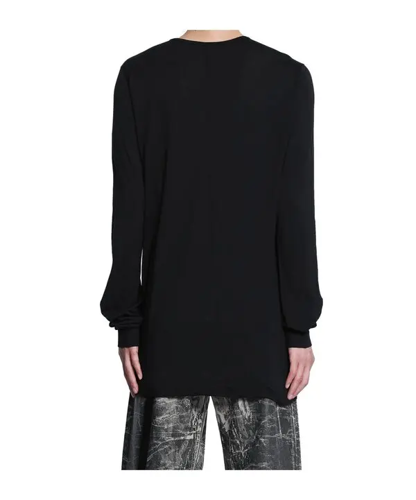 Rick Owens Long Sleeved Crewneck T-shirt